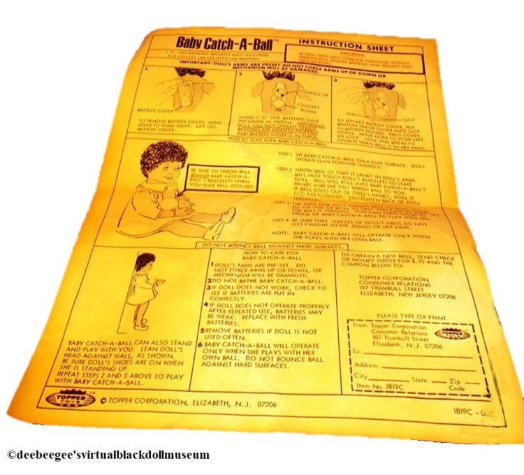 Baby Catch-A-Ball – DeeBeeGee's Virtual Black Doll Museum™
