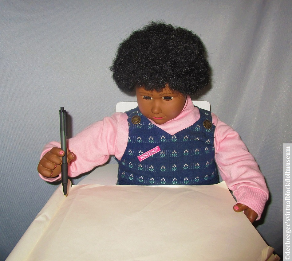 Susie Scribbles – DeeBeeGee's Virtual Black Doll Museum™
