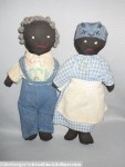 Handmade Elderly Couple – DeeBeeGee's Virtual Black Doll Museum™