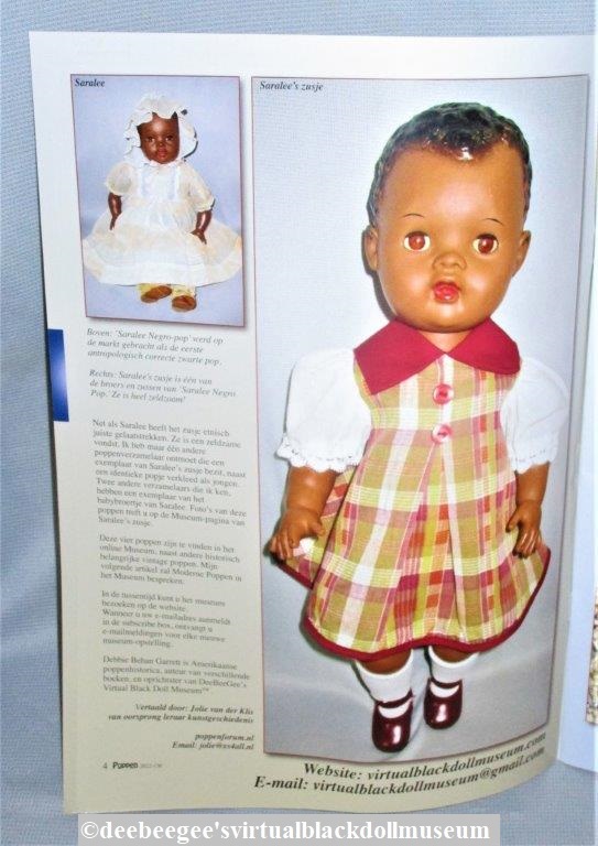 Poppen & Teddy-Beer Article 2 – DeeBeeGee's Virtual Black Doll Museum™