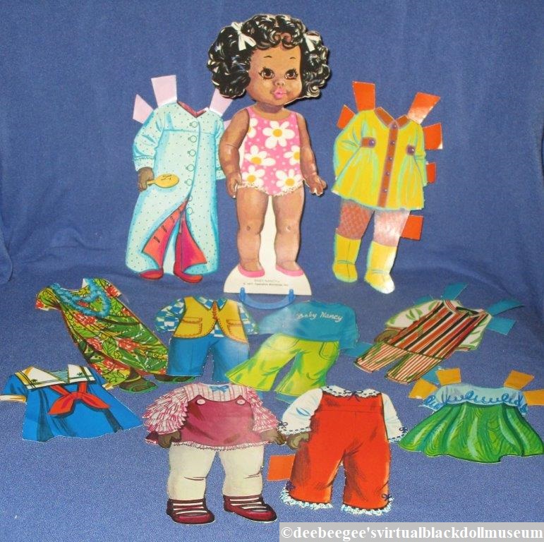 Baby Nancy Paper Doll – DeeBeeGee's Virtual Black Doll Museum™