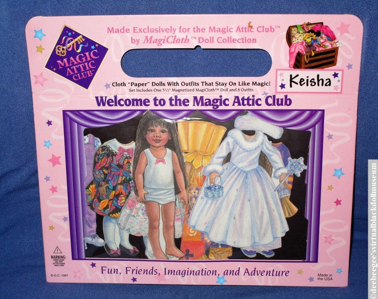 Magic Attic Club Keisha Paper Doll – DeeBeeGee's Virtual Black Doll Museum™