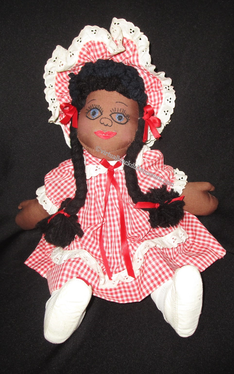 Charming Handmade Cloth Doll – DeeBeeGee's Virtual Black Doll Museum™