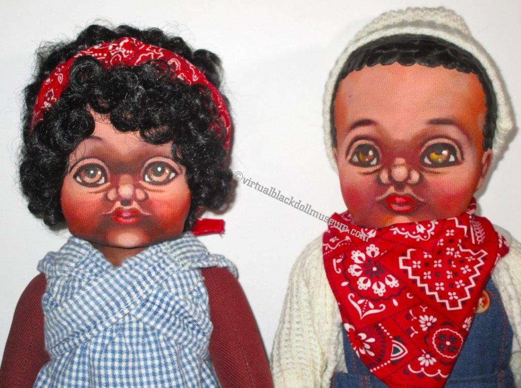 Robert Zacher Girl and Boy – DeeBeeGee's Virtual Black Doll Museum™