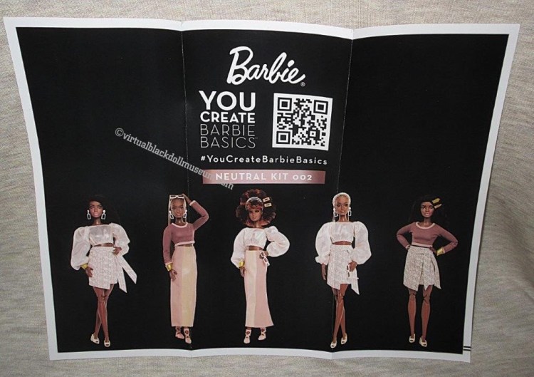 Barbie You Create Barbie Basics Neutral Kit 002 – DeeBeeGee's Virtual ...