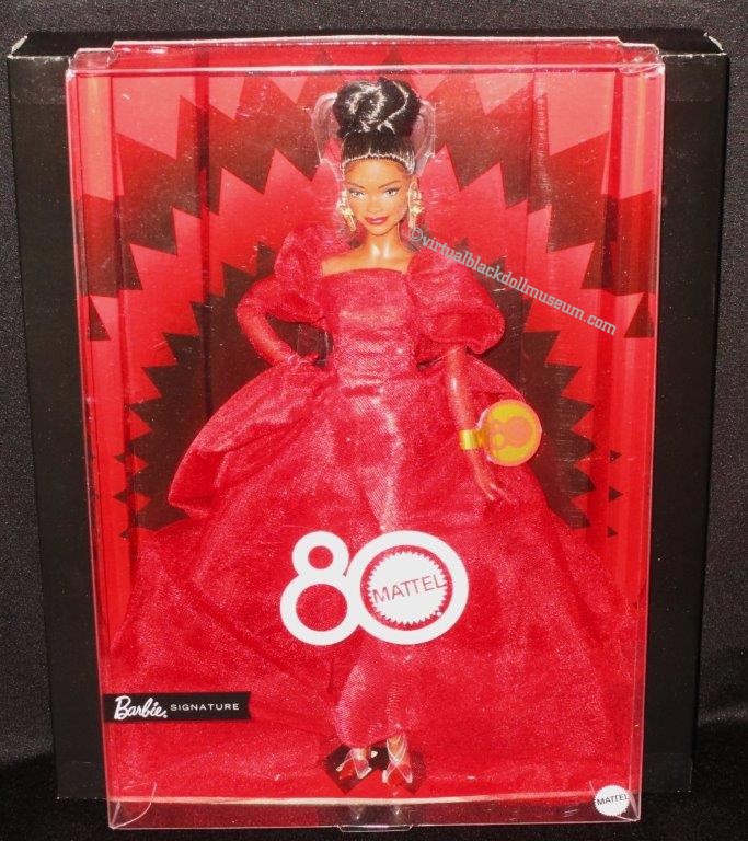 Mattel 80th Anniversary Barbie – DeeBeeGee's Virtual Black Doll Museum™