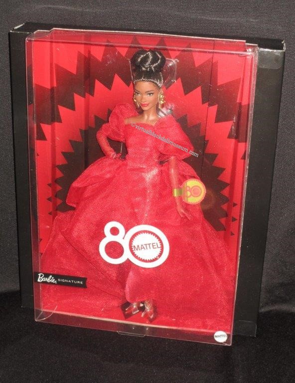Mattel 80th Anniversary Barbie – DeeBeeGee's Virtual Black Doll Museum™